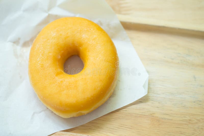 Single round classic donut stock photo. Image of bakery - 149803100