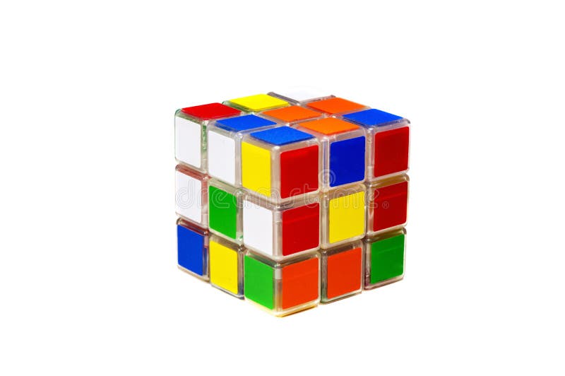 Single rubik s cube editorial stock photo. Image of mathematics - 36759803