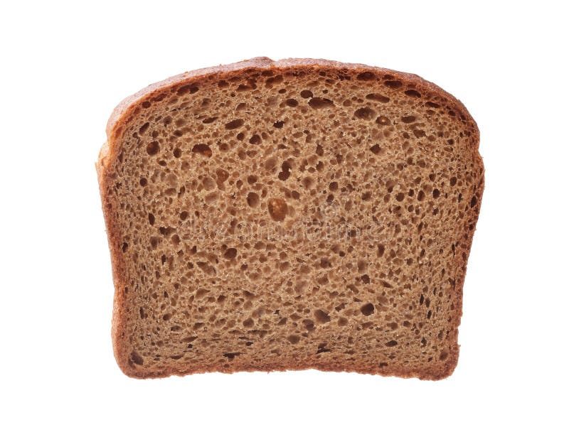 Single rye bread slice stock photo. Image of brown, fresh - 281000502
