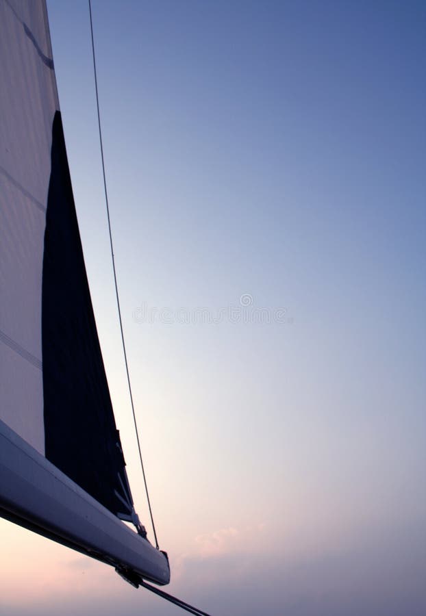 Single Sail stock photo. Image of sail, relax, boat, sailing - 2595484