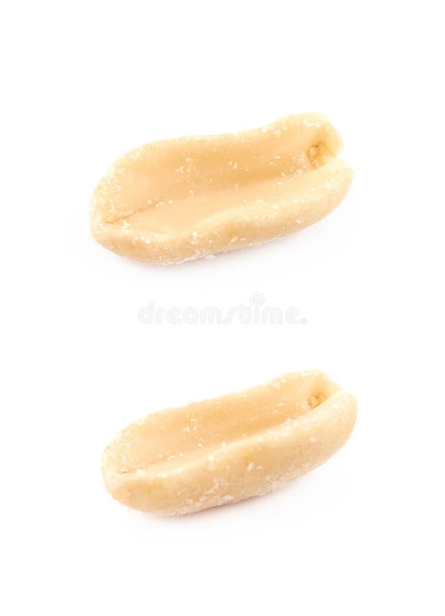 Single Salted Peanut Isolated Stock Photo - Image of nourishment ...
