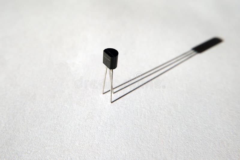 Single Semiconductor Silicon Transistor Stock Photo - Image of ...