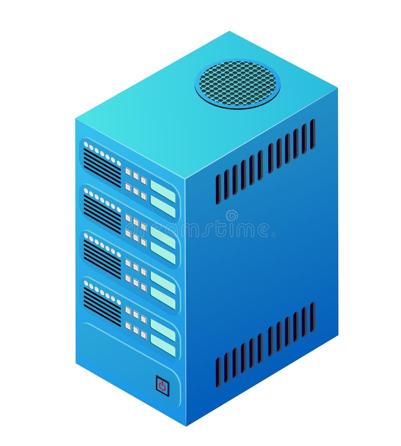 Single Server Network Technology of Connection Data Center Stock Vector ... Single Server Network Technology of Connection Data Center Stock Vector ...