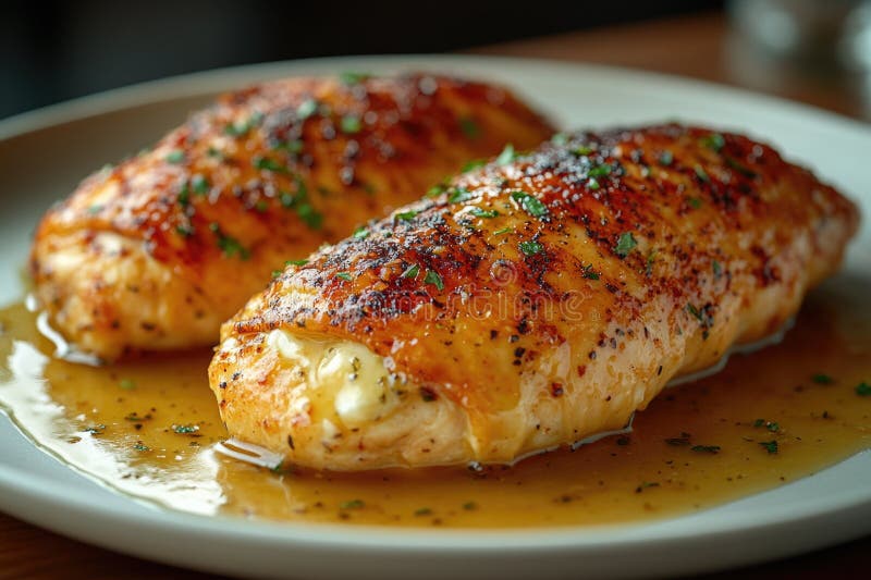 A Single Serving of Savory Food on a Plain White Plate, Featuring ...