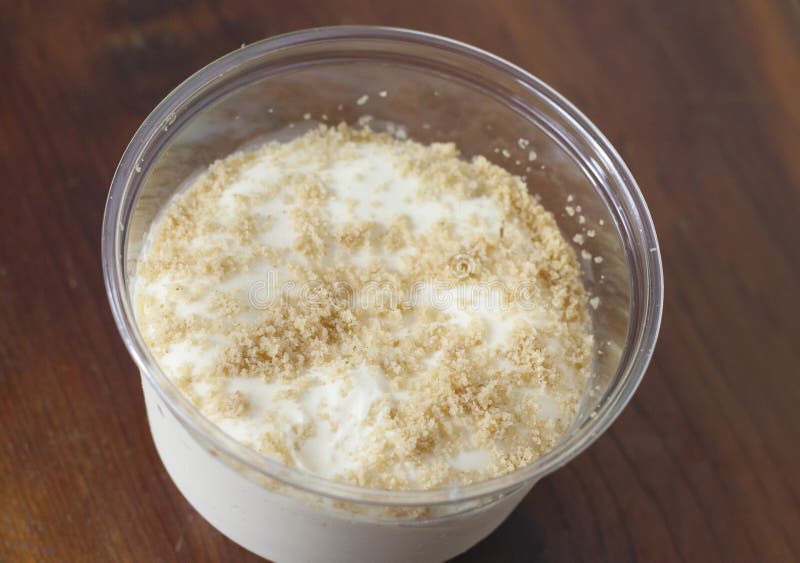 Vanilla Pudding stock image. Image of prepared, fresh - 99178999