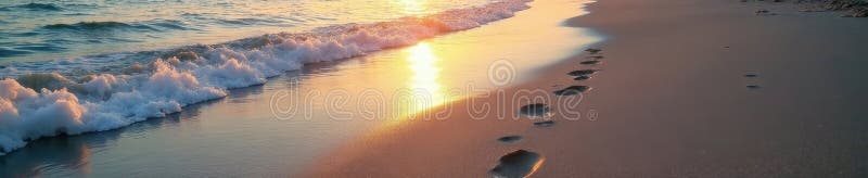 Single Set of Footprints, Receding Tide Revealing More, One, Texture ...