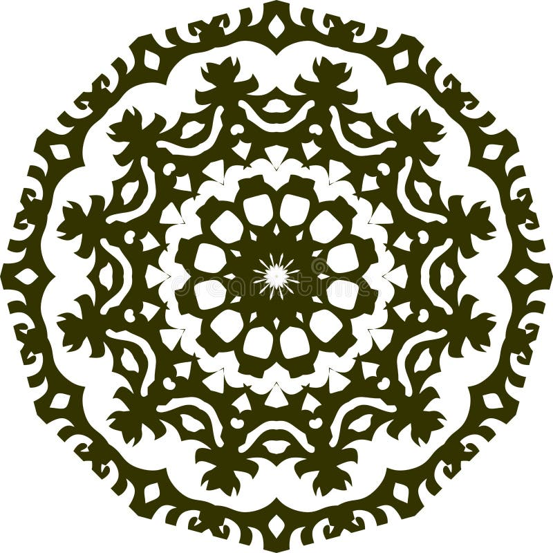 Single Line Drawing Mandala Stock Illustrations – 425 Single Line ...