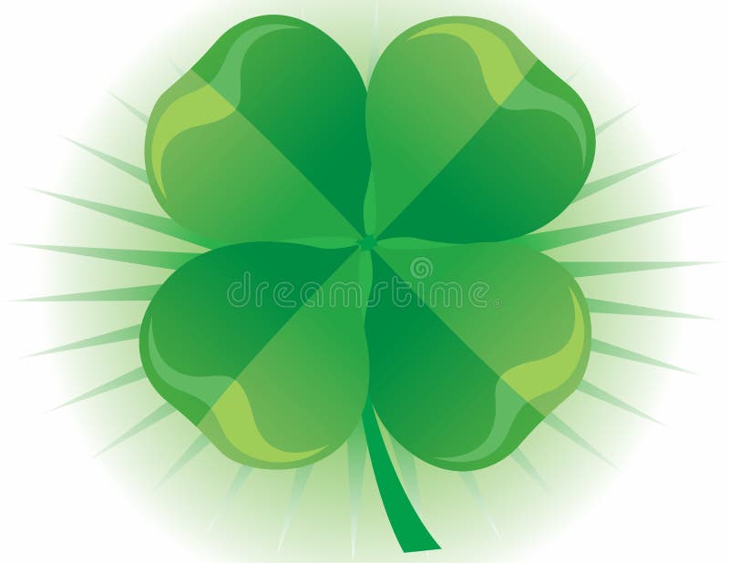 3D clover stock vector. Illustration of decoration, nature - 13183091