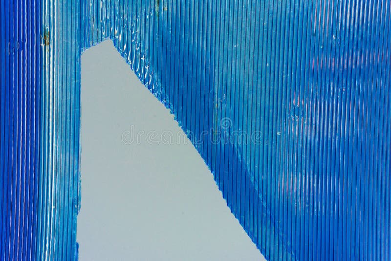 Shattered and Broken Blue Plastic Acrylic Perspex Stock Photo - Image ...