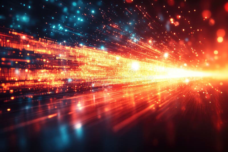 A Single Shining Light on a Dark Background, Often Used in ...