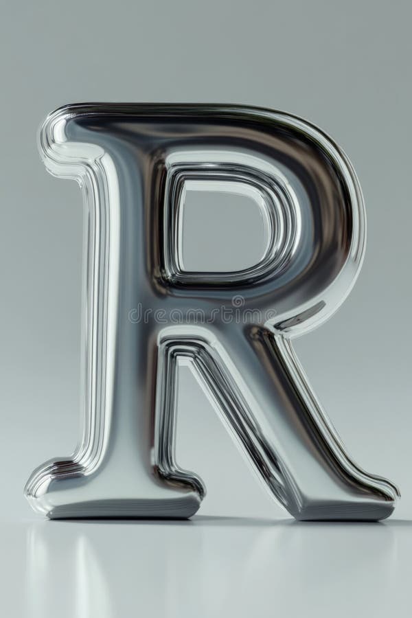 Shiny Chrome Letter R Stock Photos - Free & Royalty-Free Stock Photos ...