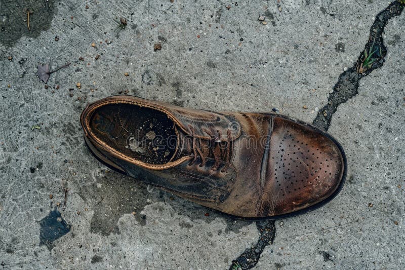 Single Shoe Lying Ground Stock Photos - Free & Royalty-Free Stock ...