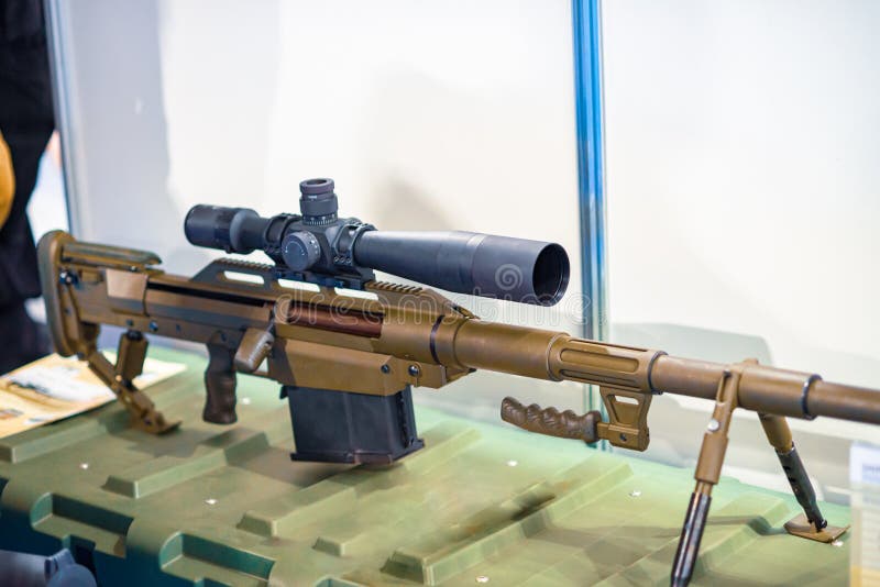 Single-shot Long-range Large-caliber Rifle Caliber 14.5 114 Stock Image ...