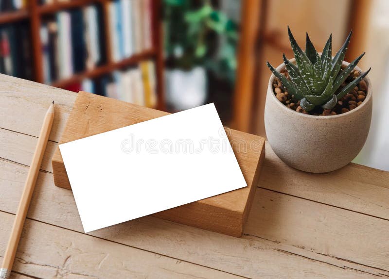 Visiting Card Mockup, Name Card Mockup PSD, Single Side Blank Business ...