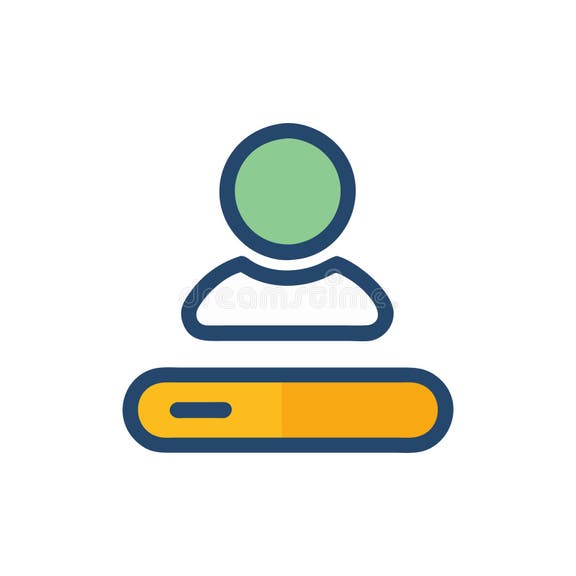 Single Sign-on Icon for User Authentication Stock Image - Illustration ...