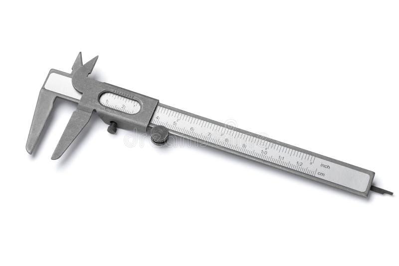 Caliper. Isolated on white stock image. Image of accuracy - 13288567