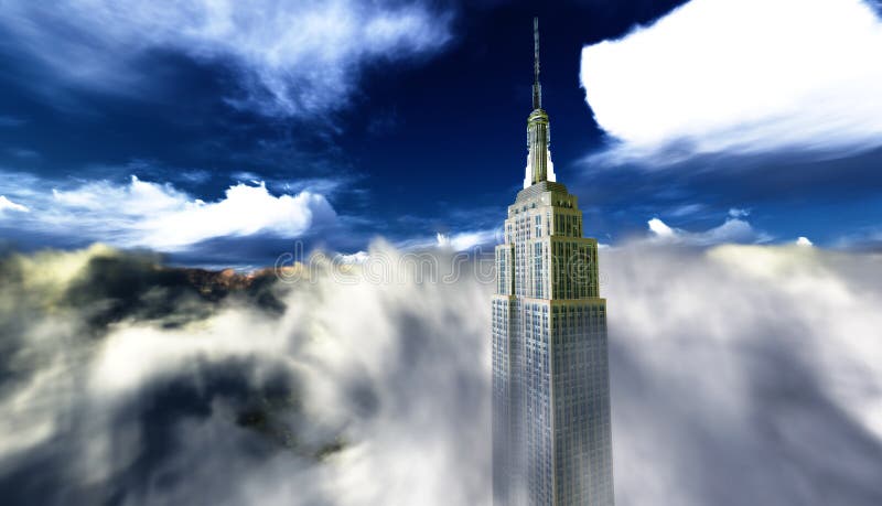 Single skyscraper editorial stock photo. Image of empire - 28058258