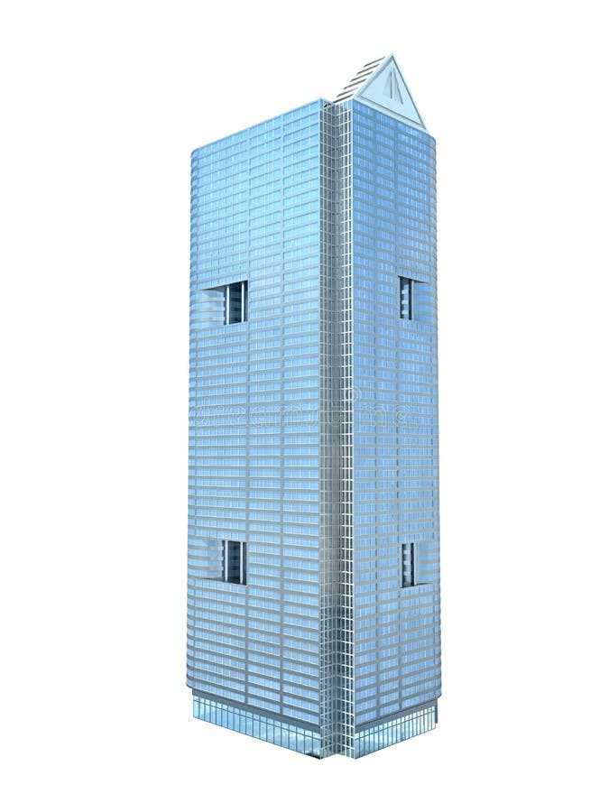 3d skyscraper stock photo. Image of architecture, model - 45936786