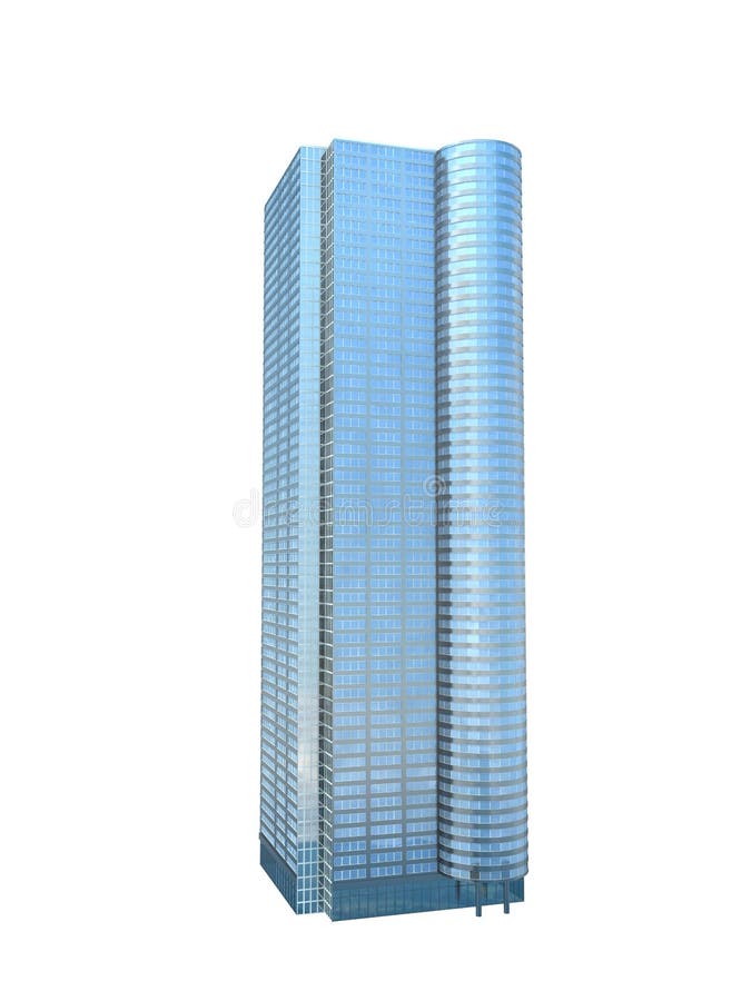 3d skyscraper stock photo. Image of architecture, model - 45936786