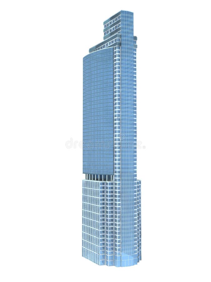 3d skyscraper stock photo. Image of architecture, model - 45936786