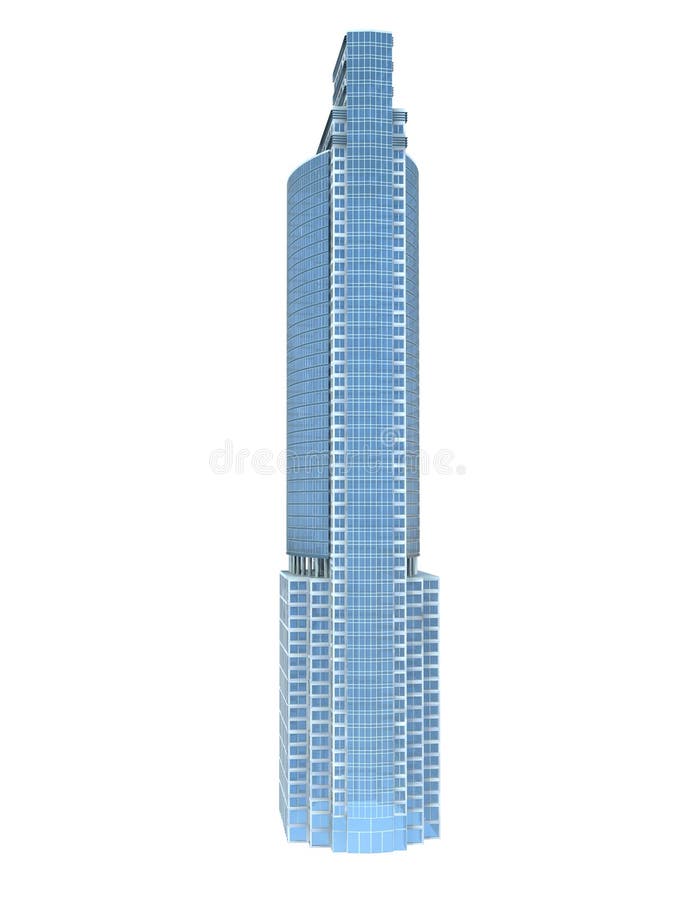 Single skyscraper stock image. Image of mansion, tower - 55931681