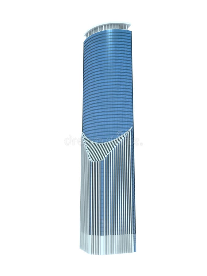 Single skyscraper stock image. Image of refraction, construction - 56436203