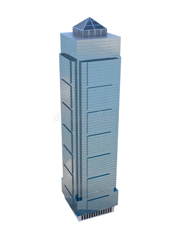 3d skyscraper stock photo. Image of architecture, model - 45936786