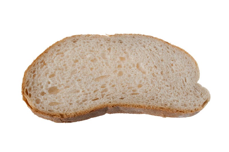 A Single Slice of Bread stock photo. Image of portion - 13652440