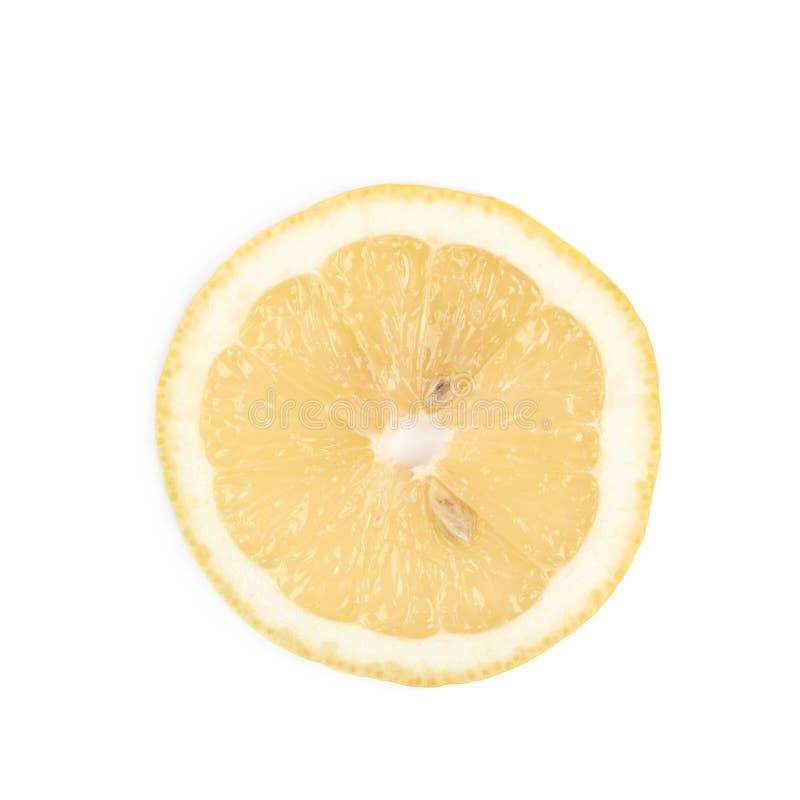 Single Slice of Ham Isolated Stock Photo - Image of closeup ...