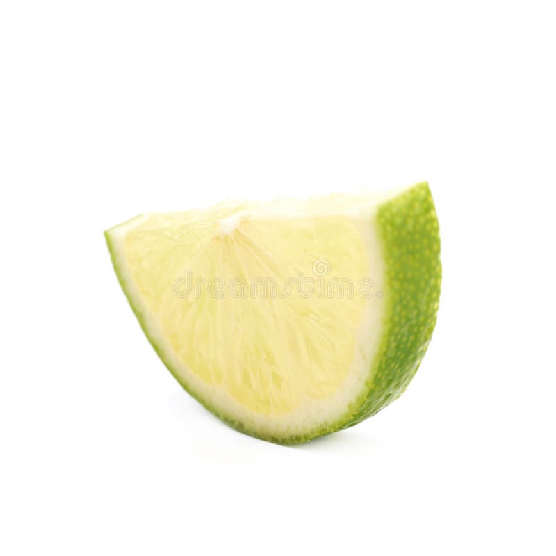Single Slice of a Lime Fruit Stock Photo - Image of background, healthy ...