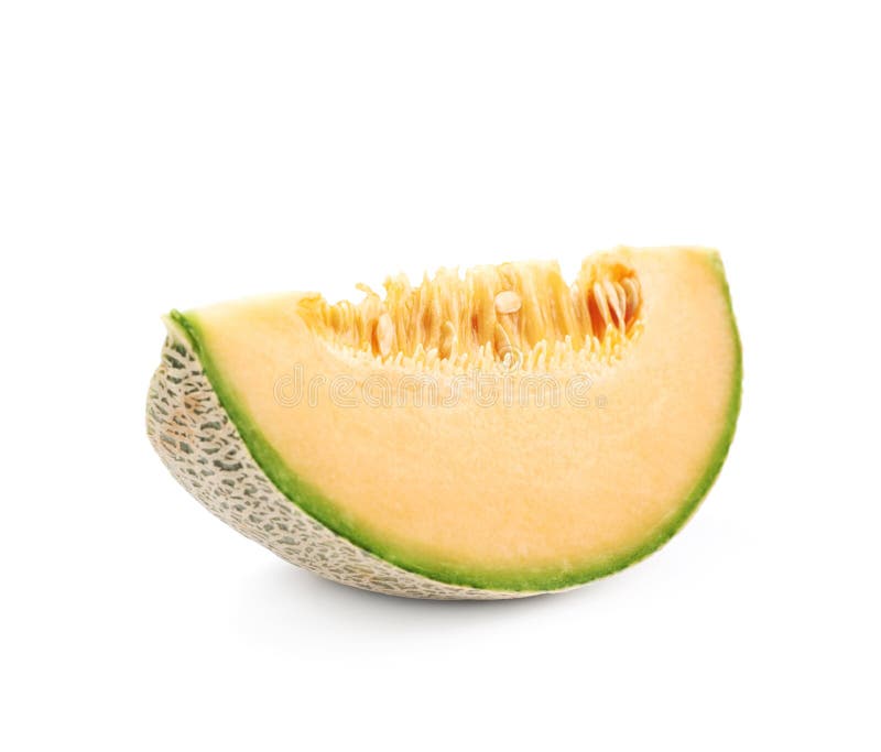 Single slice of a melon stock image. Image of cantaloupe - 87118737