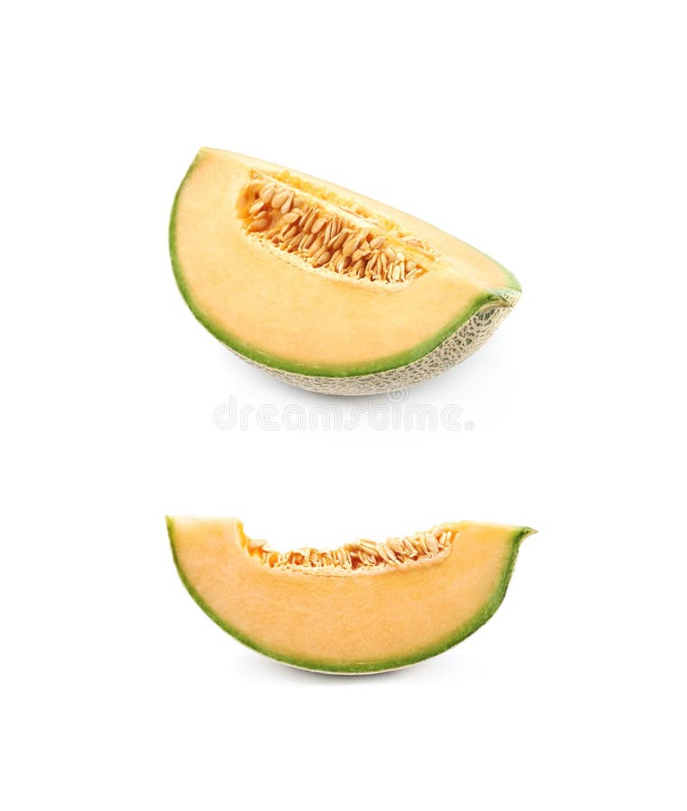 Single slice of a melon stock image. Image of closeup - 93451161