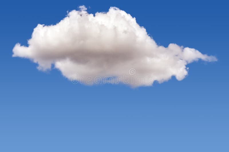 Mesmerizing View of the Single Cloud in a Blue Sky - Perfect for ...