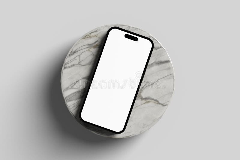 Single Smartphone Mockup stock photo. Image of blank - 321786308
