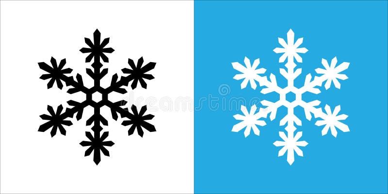 Single Snowflake Vector Design. Snow Flake Icon Stock Vector ...