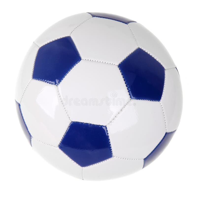 Single Soccer Football Player Standing Next To Ball Ready To Kick Stock ...