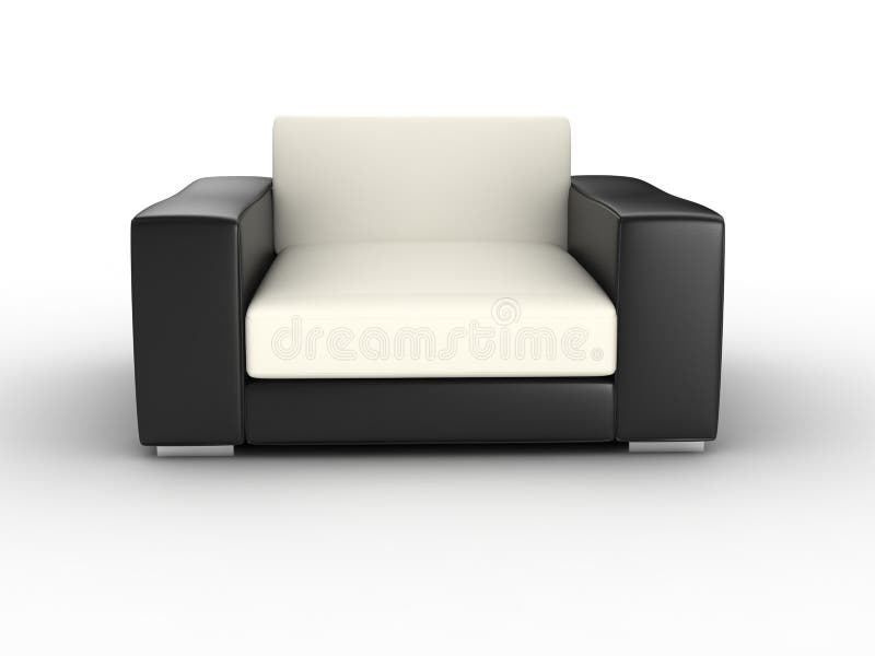 Single sofa stock illustration. Illustration of decoration - 46502165