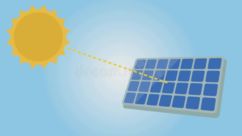 Single Solar Panel Animation Stock Video - Video of delivering ...