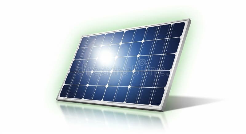 Single Solar Panel, Clean Energy, Renewable Energy Source Stock ...