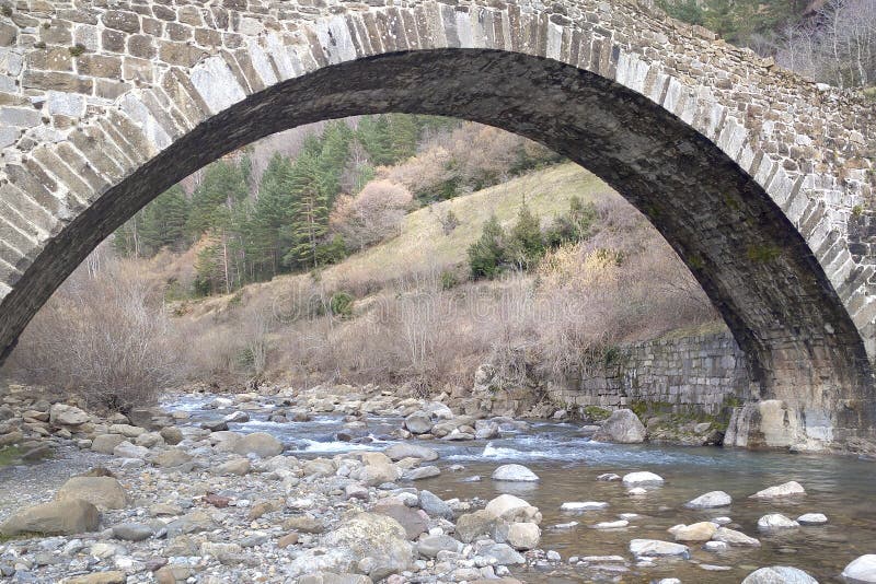 Single-span stone bridge stock image. Image of park, bridge - 67560321