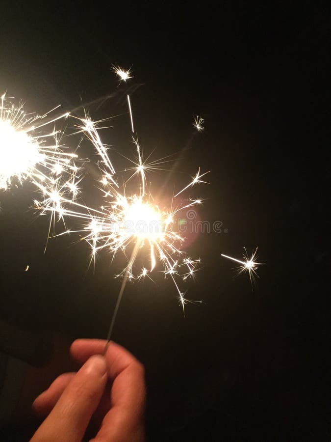 Single sparkler stock photo. Image of sparkler, fourth - 115972250