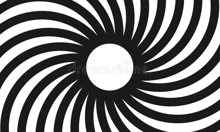 A Single Spiral Whirlwind Pattern Against a White Backdrop Stock ...