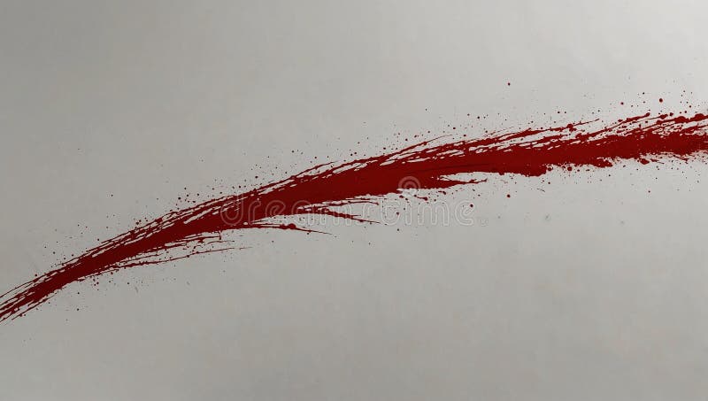 Single Splash of Red Color on White Background. Protest, War or ...