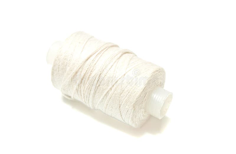 Spool of Thread, and Thimbles Stock Photo - Image of string, spool ...