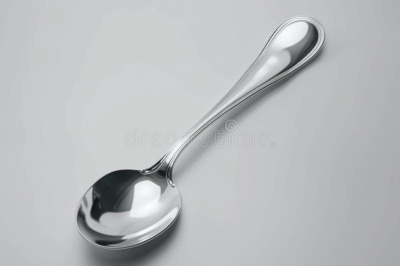 Single Spoon Lying Flat Surface Stock Photos - Free & Royalty-Free ...