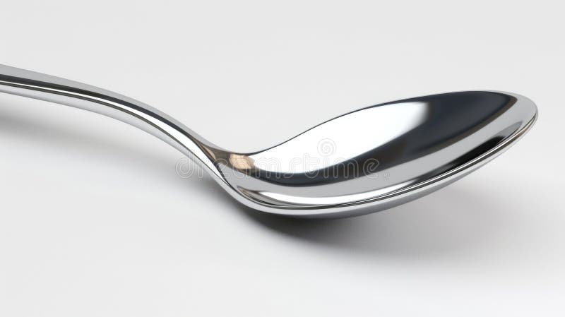 Single Spoon Resting White Surface Stock Photos - Free & Royalty-Free ...