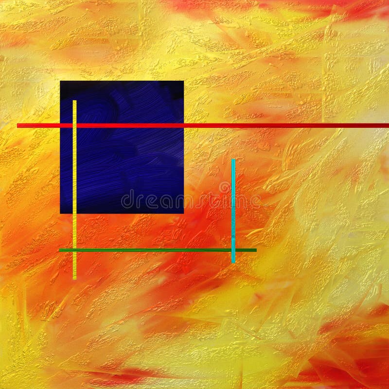 Single square painting stock illustration. Illustration of single ...