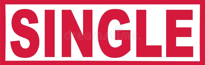 Single stamp red stock vector. Illustration of relationship - 107192137