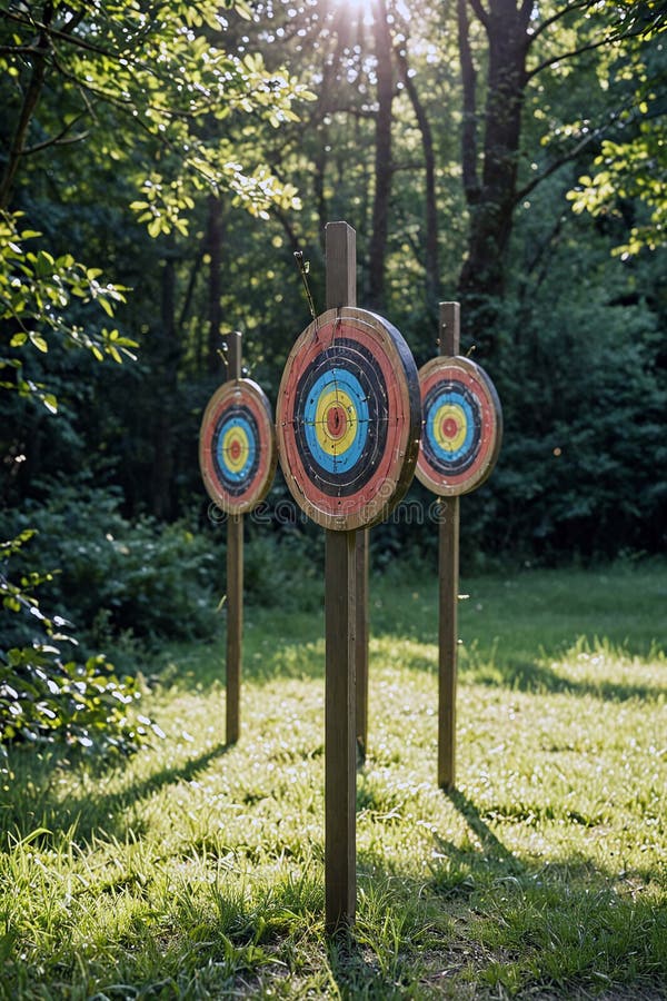 Single Standing Archery Target on Which One Should Symbolically ...