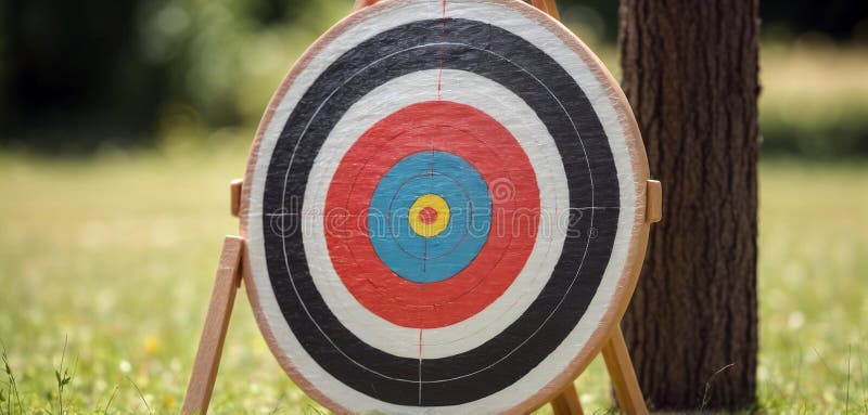 Single Standing Archery Target on Which One Should Symbolically ...